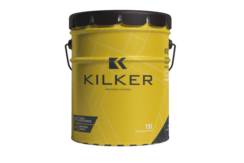 Pintura de tráfico hule clorado 19Lts – KILKER